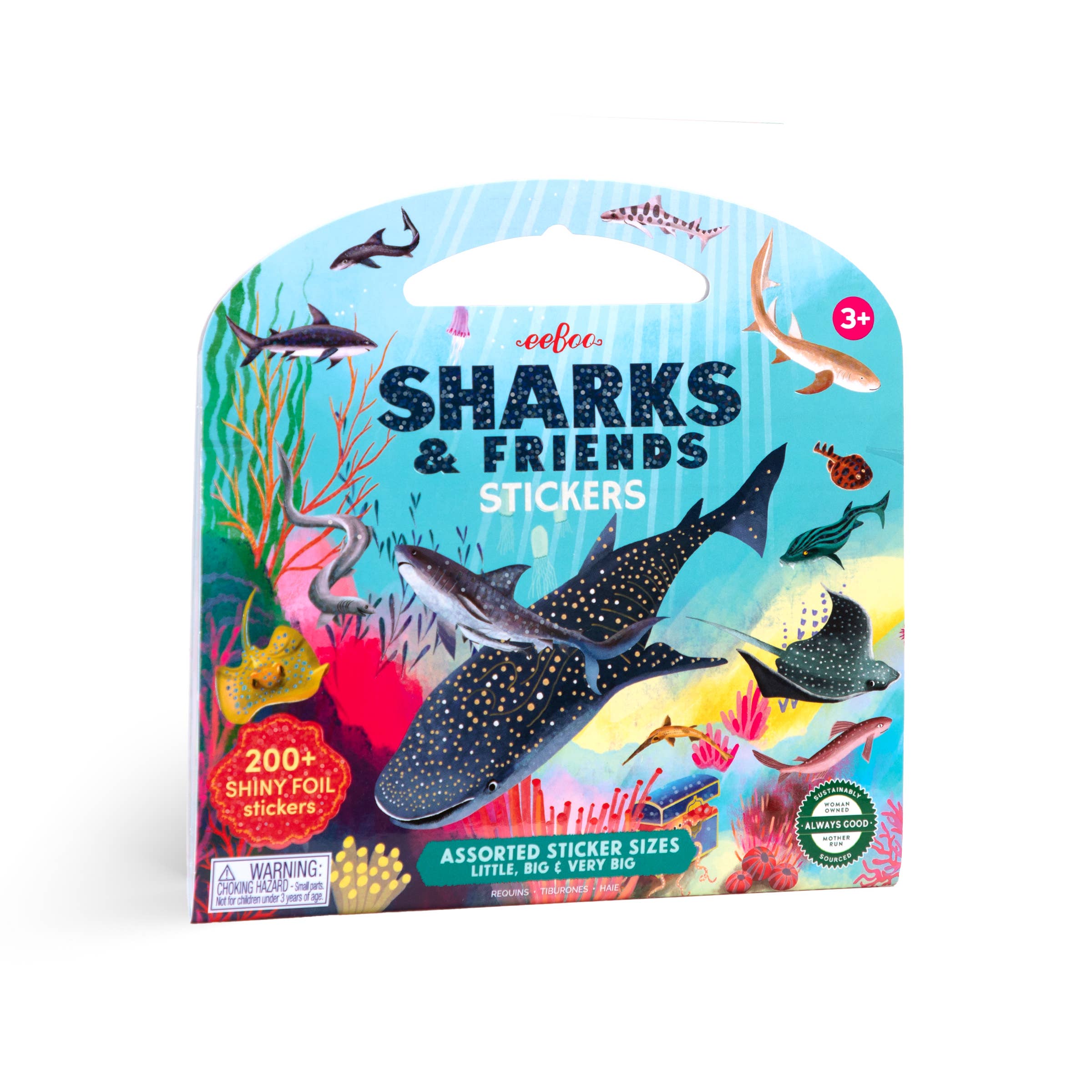 Sharks & Friends Shiny Stickers – Bebe Bear